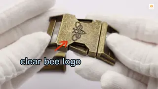 antique brass metal side release buckle 25mm custom engraving logo dog collar metal buckle