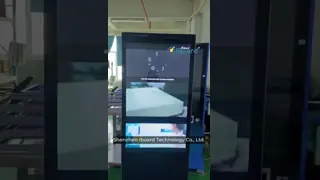 capacitive touch commercial display touch kiosk interactive digital signage for business display