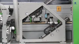 aluminum honey-comb board automatic edge banding machine with pur glue tank