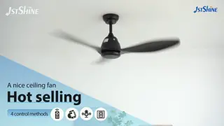48 inches modern ceiling fan without led light abs blade dc remote control