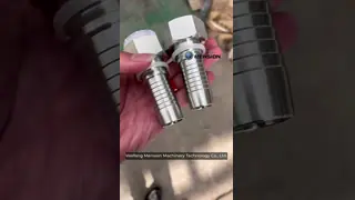 carbon stainless steel hydraulic hose pipe fittings swaged pipe fitting o - ring