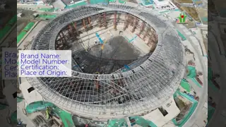 en 10025 building steel structure large span sustainable steel structure stadium