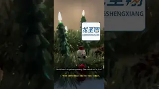 cordless christmas decoration candle green led remote control electronic candle