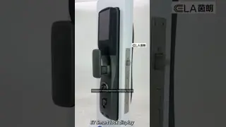 fully automatic 3d wifi biometric fingerprint security smart door lock with face recognition camera