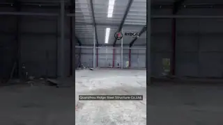 large span fireproof prefabricated house steel structure workshop/warehouse