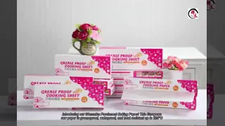 silicone coating 30cmx6m parchment paper roll baking steaming