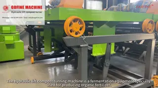 efficient groove type compost making machine for organic fertilizer production