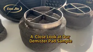 high performance demister pad stainless steel knitted mesh mist eliminator