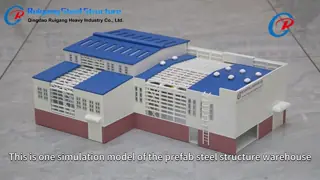 prefabricated steel structure building materials real estate construction steel frame