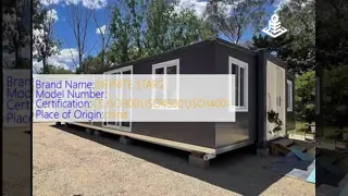 3 bedrooms expandable container house with 15+ year lifespan and steel structure frame