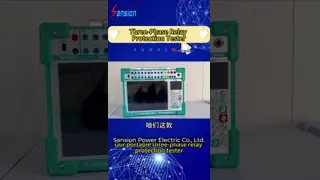 six phase protective relay test system multi function 220v ac relay tester