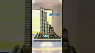 high quality plastic material architectural scale model making miniature building model