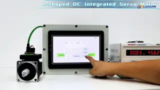 lichuan integrated servo motors driver l-shaped 200w 0.637n.m dc24/48v 6.0/10/12/15a 3000rpm ip65
