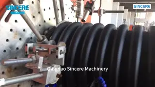 inner rib corrugated pipe production line,double-walled spiral corrugated pipe machine