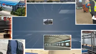 pre-engineered prefabricated steel structure warehouse building for logistics and storage