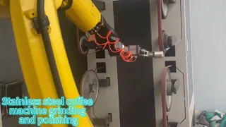 fully automatic grinding and polishing machine solution for metal furniture accessories