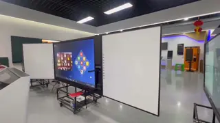 75 inch 4k multi-media all-in-one interactive display with digital interconnected drawboard document