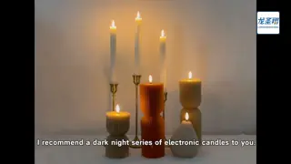 remote timer moving flame led candles eco friendly flameless wax pillar candles black