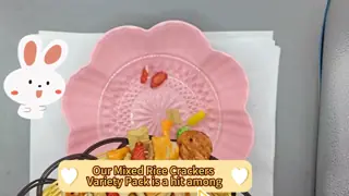 mixed rice crackers variety pack bulk packaging
