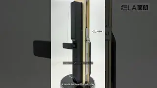 ela new automatic waterproof smart door lock 3d face recognition fingerprint smart password lock