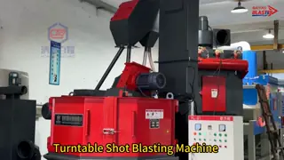 wheel shot blasting machine rotary table shot blast machine