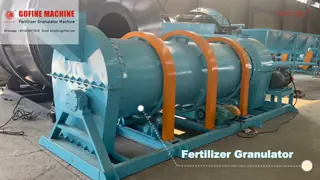 3-5t/h new type compound fertilizer granulator large production capacity