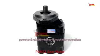sae flange hydraulic gear motor high speed pgm031 repair parts for mining equipment