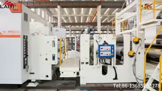 high speed 350m/min double sided release paper extrusion laminating machine