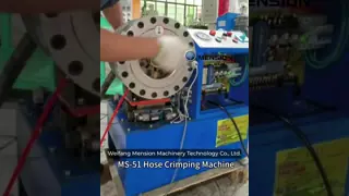 rubber high pressure hydraulic hose crimper 2 inch pipe crimping machine