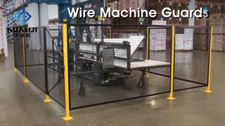 warehouse protection robot cell fencing metal 3.0/4.0mm wire