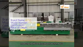 he58 plastic compound twin screw extruder datas share with tem58ss