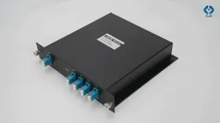 1u 4ch dual dwdm fiber optic mux demux lgx box 1.5db il dual monitor ports