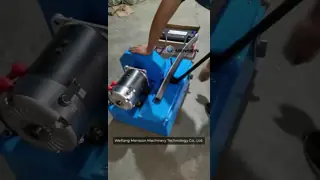 mobile van high pressure hydraulic hose cutting machine 12v rubber pipe cutting tool