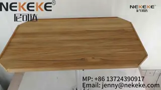 oem rectangular teak marine table tops 420x620mm with plain cut corners