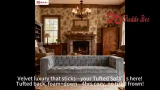 luxury design velvet tufted upholstered sofa sets for hotel lobby use