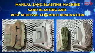 1010 hand sandblasting machine environmental protection rust cleaning