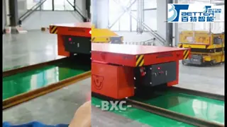 factory material 25 ton rail over straddle transfer cart for merchandise
