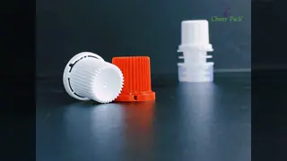 12mm plastic spout caps use on stand-up pouch packaging for packing food & cosmetic