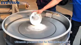 ultrasonic vibrating screen 1-5 layers stainless steel 20 microns to 20mm