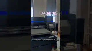 uv flatbed printer 600mm*900mm brother print head print on demand custom printing