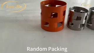 high performance random packing for efficient gas liquid distribution