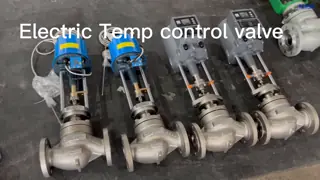 songo electrci temp control valve 220vac 24vdc ss304 pn16 heating type, cooling type for 220degree
