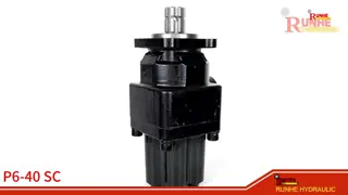 hydraulic variable displacement piston pump p6-40 sc for skid steer loader