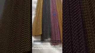40ft flexible wire metal mesh curtains facades grass green