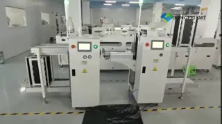 smt pcb magazine loader unloader vacuum type pcb loader strong firm stable design