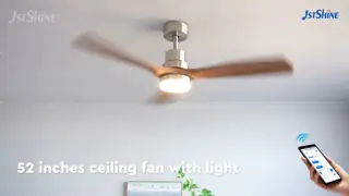modern color changing ceiling fan with multi color led lights and silent motor designed