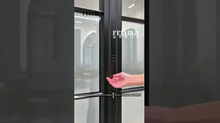 heavy gauge aluminum folding partition door for divide balconies and living rooms