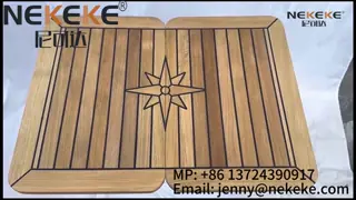 marine use folding teak table top 22mm thick natural untreated teak finish