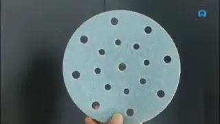 self adhesive abrasive sanding disc sandpaper green film 125mm 5