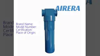 0.001 to 5 micron compressor line filter 1um 3um compressed air line filter